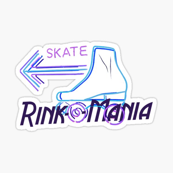 "Rink O Mania" Sticker for Sale by Stickerm4ni4 | Redbubble