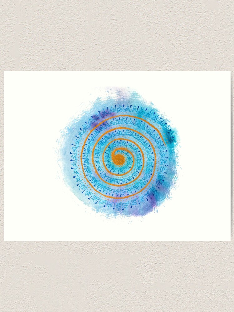 "Light Language - The Golden Spiral of Ascension" Art Print for Sale by ...