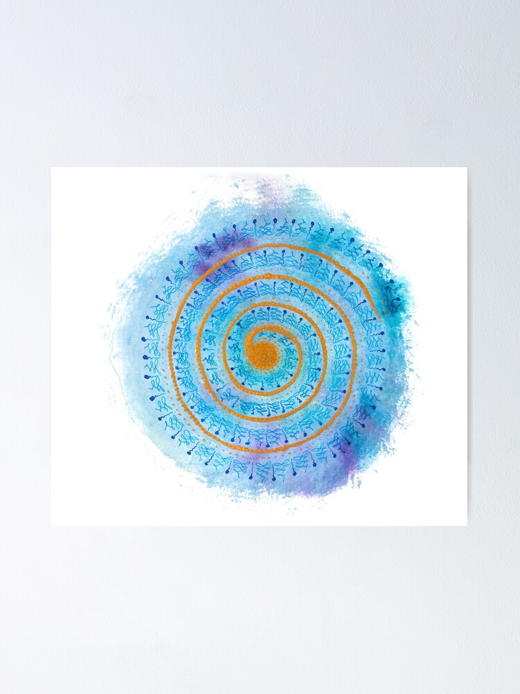 "Light Language - The Golden Spiral of Ascension" Poster for Sale by ...