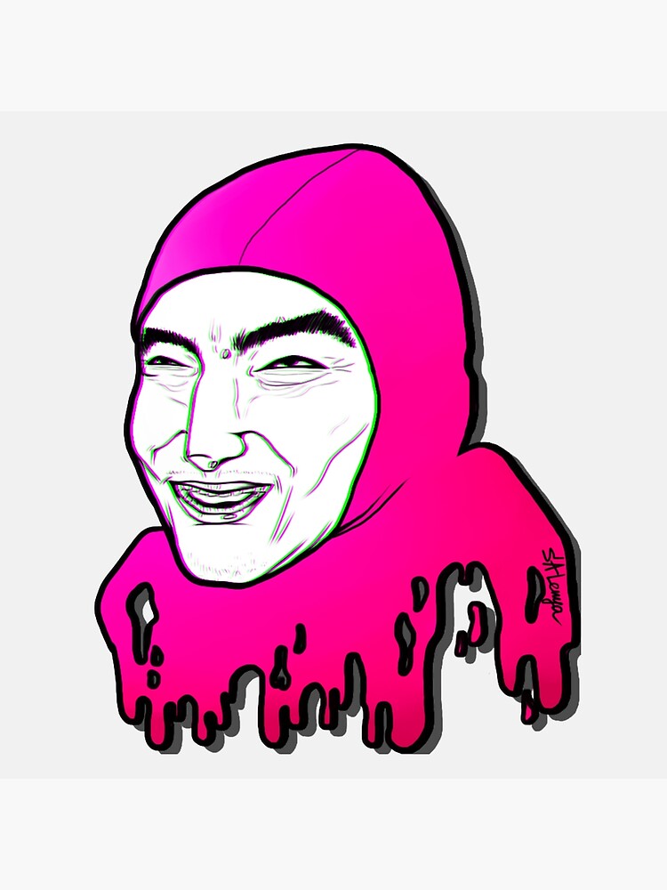 Filthy Frank Pink Guy Art Print For Sale By Vulvice Redbubble