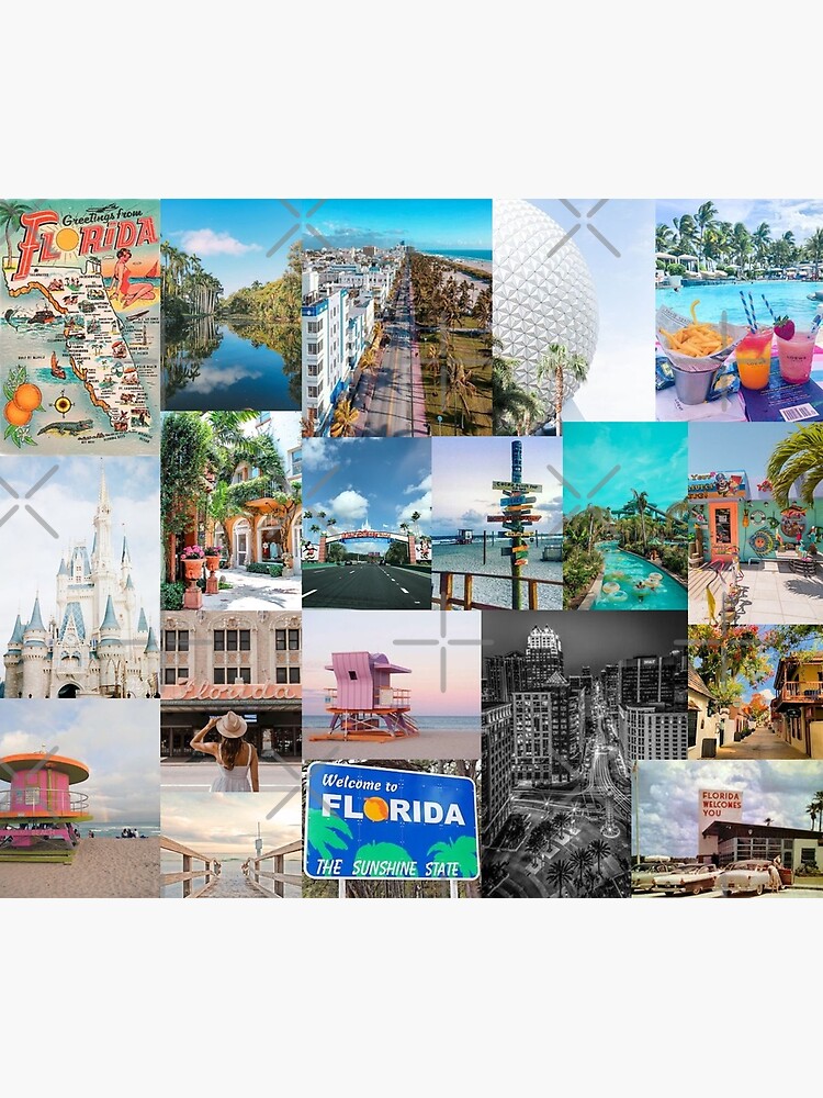 "florida aesthetic collage" Poster for Sale by morgananjos | Redbubble