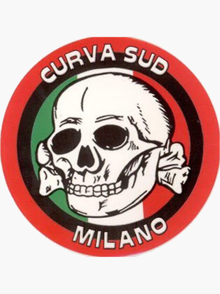 "Curva Sud Milano Musical artist " Sticker for Sale by Manatees-OZ ...
