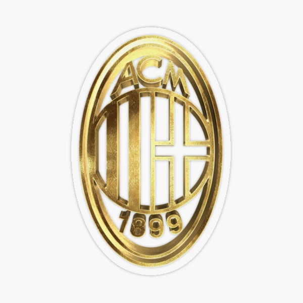 Ac Milan Gold Logo