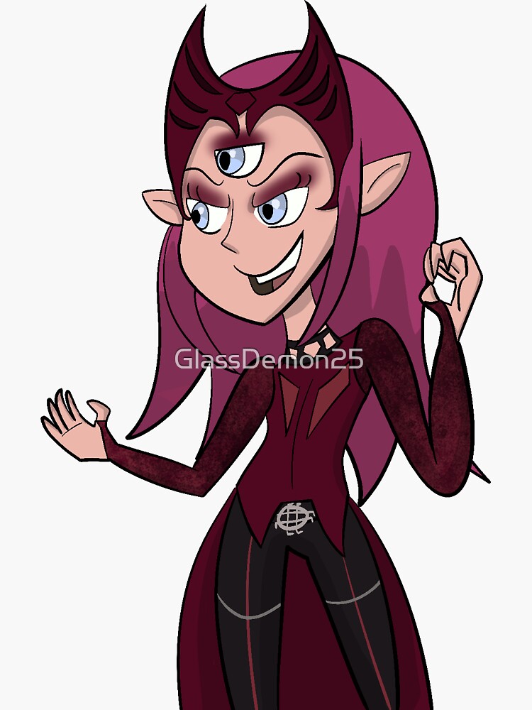 "Boscha in Costume " Sticker for Sale by GlassDemon25 | Redbubble