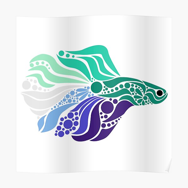 "Betta Fish - Gay Pride" Poster for Sale by arturekdesign | Redbubble