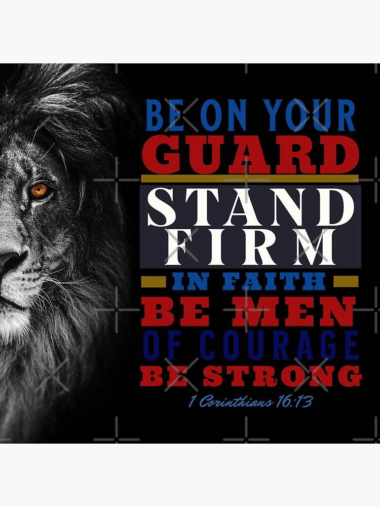 "Be on your guard " Poster for Sale by YeshuaCreations | Redbubble