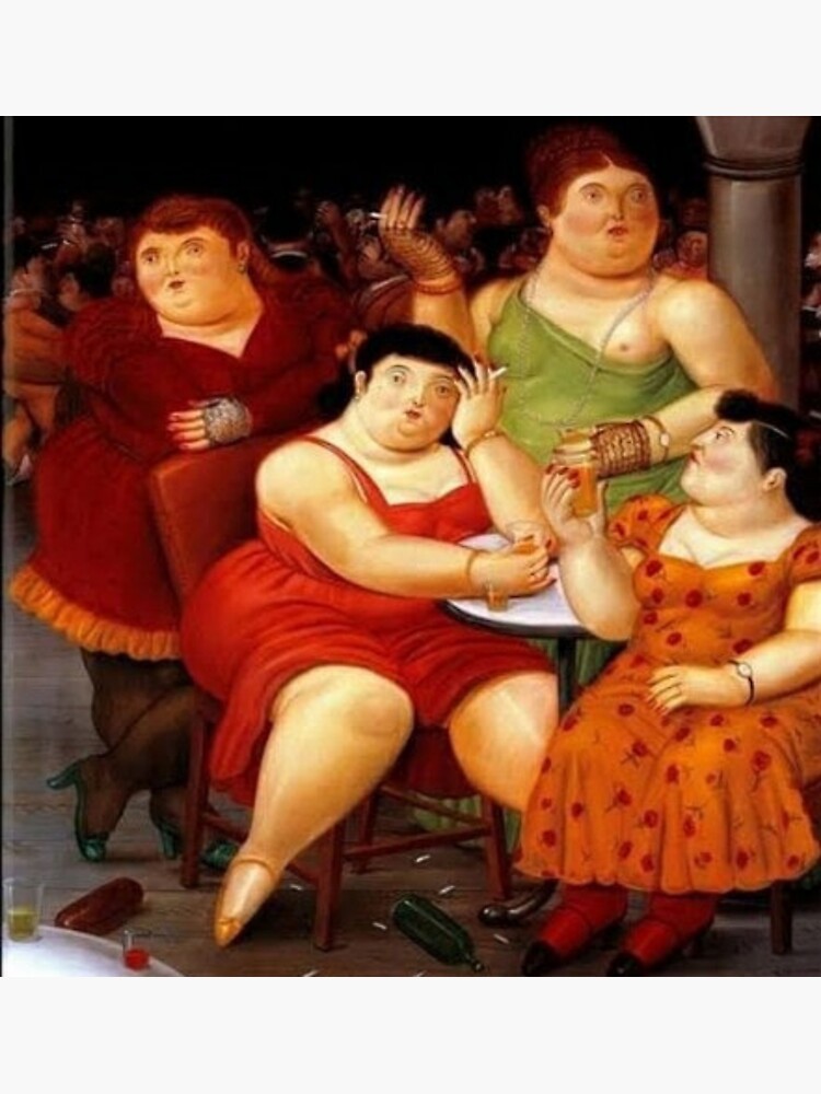 "Botero" Sticker for Sale by Petit-Patrice | Redbubble