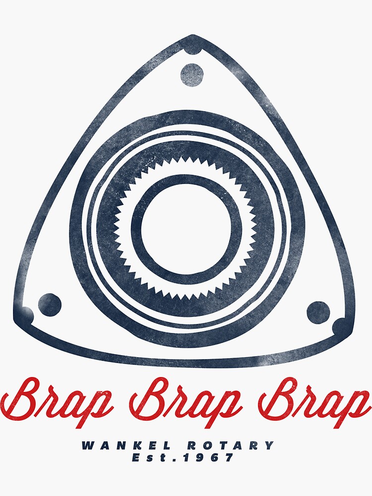 "Brap Brap Brap!" Sticker by automotif | Redbubble