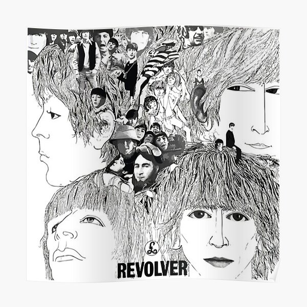 "Revolver Album Cover" Poster for Sale by persaudjos | Redbubble