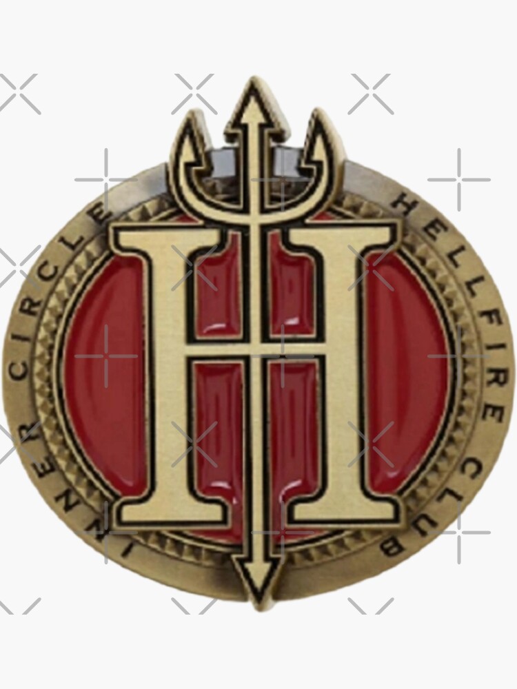 "Hellfire club" Sticker for Sale by Silyarts | Redbubble