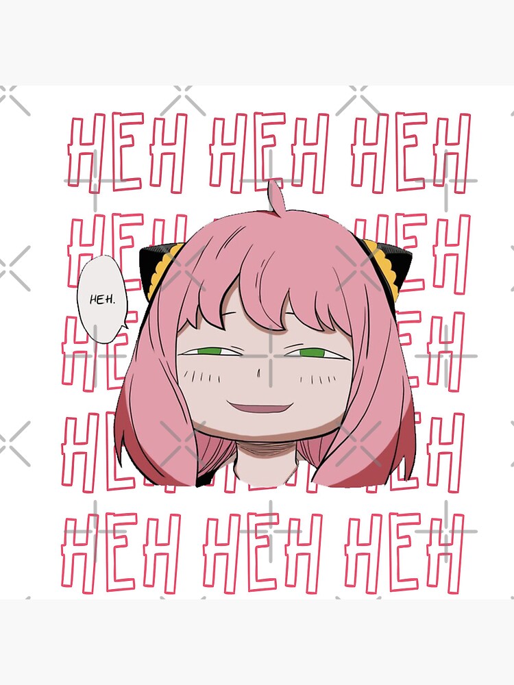"Spy X Family, Anya Forger, Anya Heh" Pin for Sale by AnimeWeebShirt ...