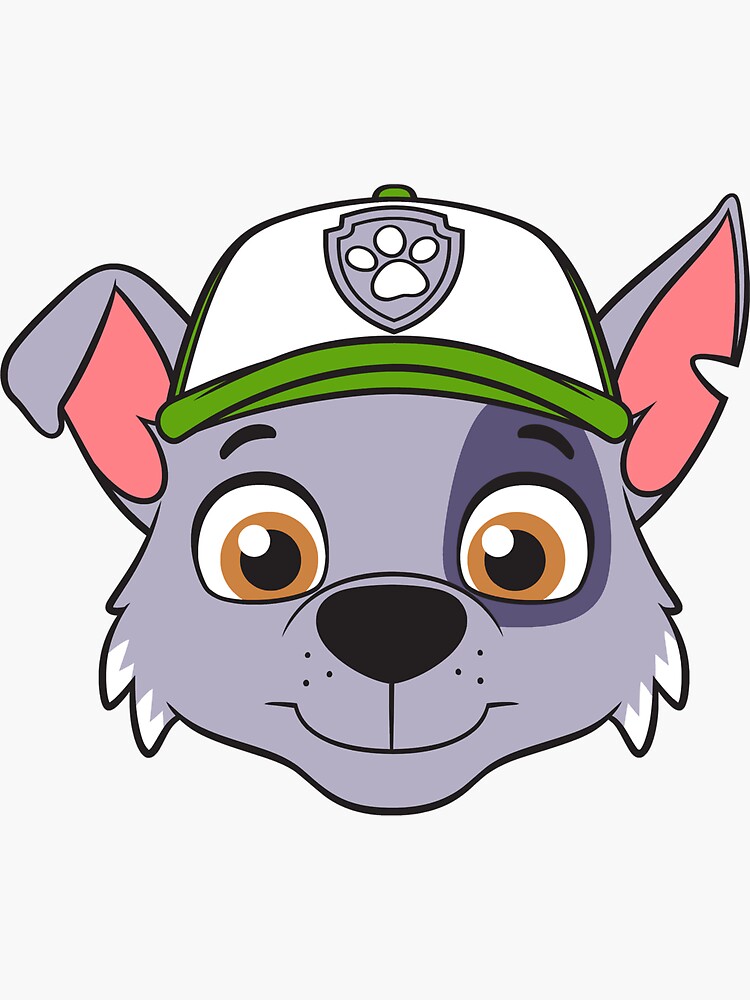 "Decisive Nimble In Helping Others Nice Paw Patrol Rocky Big Face Long ...