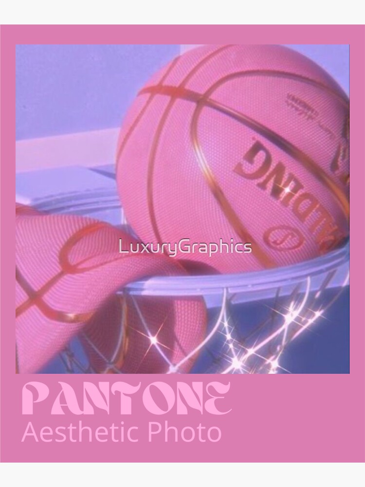 "Pantone Basketball Aesthetic Photo " Sticker for Sale by ...