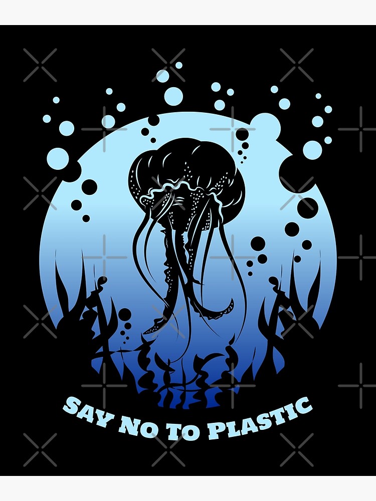 "Say No To Single Use Plastic " Poster for Sale by Marvelpic | Redbubble