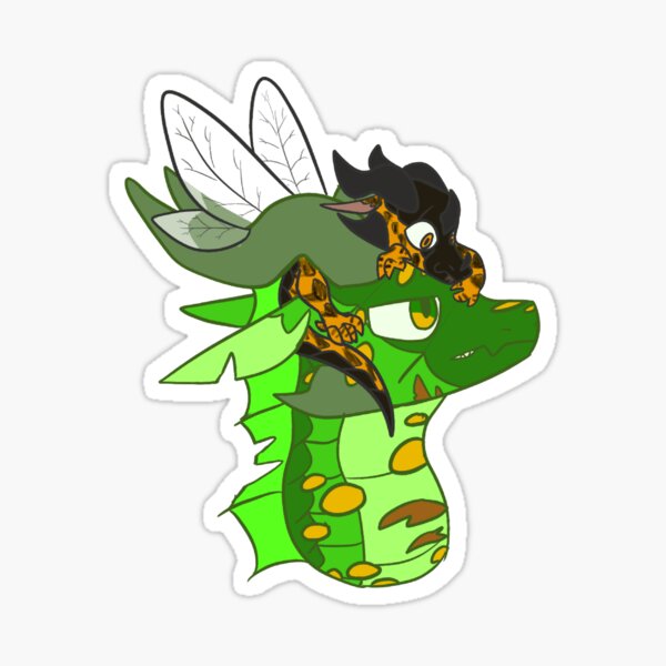 "Sundew and bumblebee hanging!" Sticker by Typhoon-Shop | Redbubble