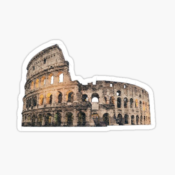 "The Colosseum " Sticker for Sale by HofTao | Redbubble