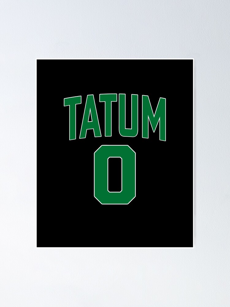 "Tatum Number 0 Logo" Poster for Sale by colas5 | Redbubble