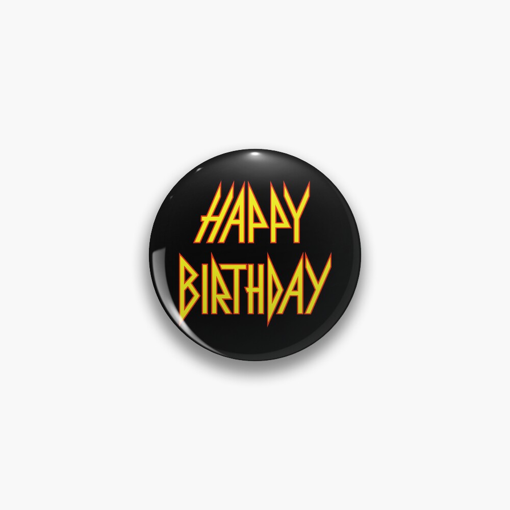 "Def Leppard Birthday Card" Sticker for Sale by LTFRstudio | Redbubble