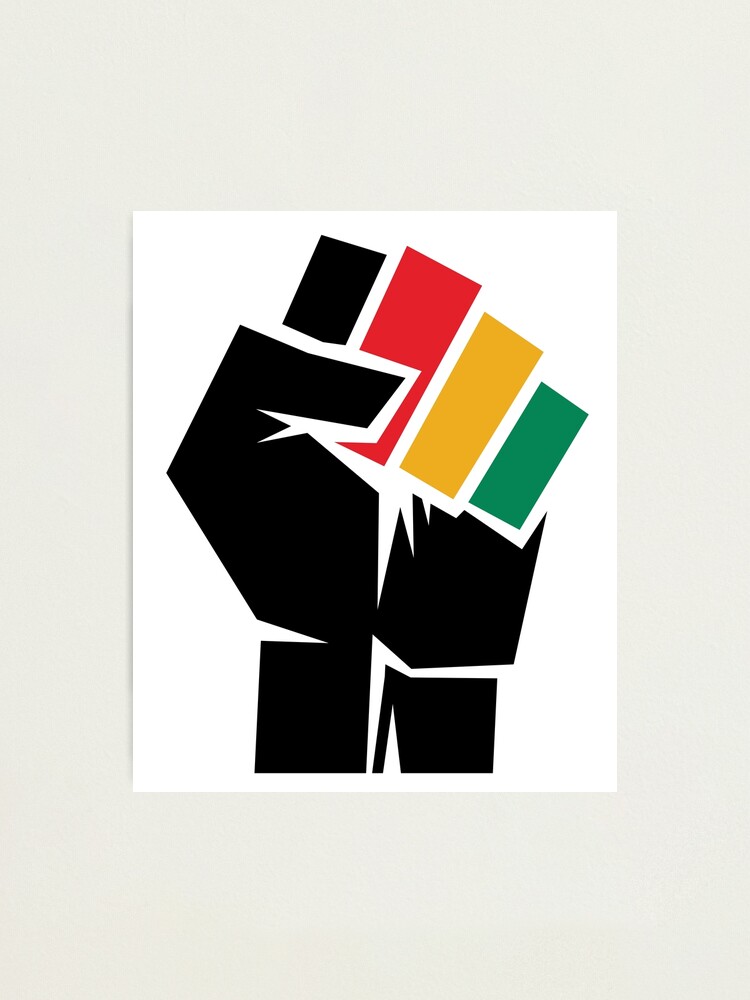 "Black Power Fist | Clenched Fist | Raised Black Fist" Photographic ...