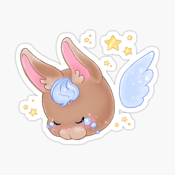 "Sad Bun" Sticker for Sale by PoppiPan | Redbubble