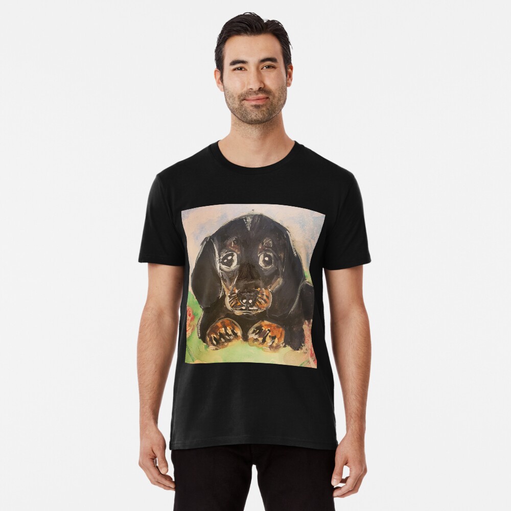 "Chorizo the Sausage Dog by Laura Ologbenla - Watercolour painting ...