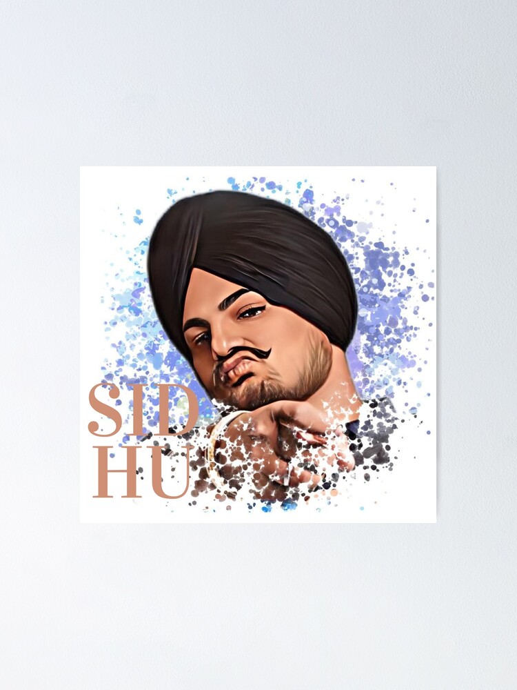 "Sidhu Moosewala , sidhu" Poster for Sale by abobnder911 | Redbubble