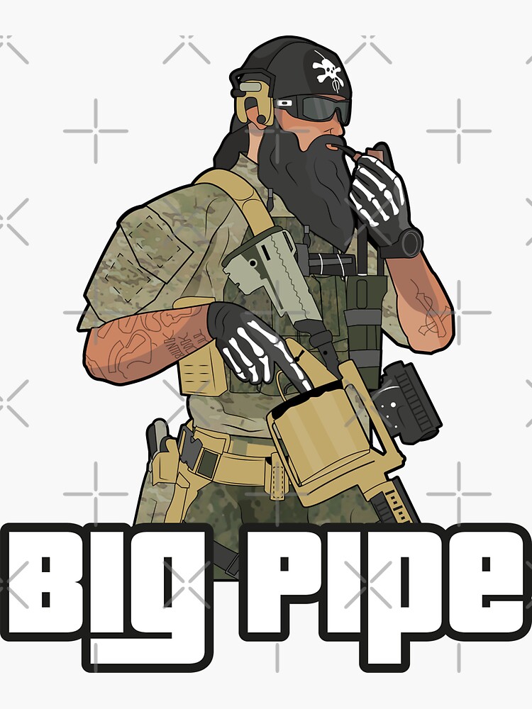 "Big Pipe - Escape From Tarkov - GTA Style" Sticker for Sale by ...