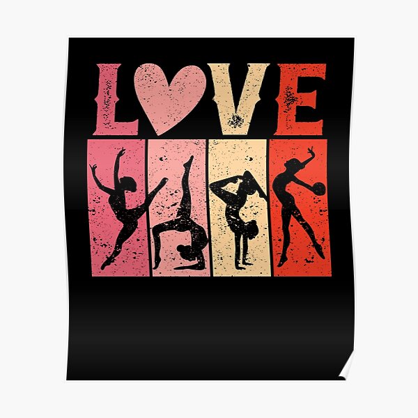 "Funny gymnast Beloved Valentine gymnastics" Poster for Sale by Yanyo ...
