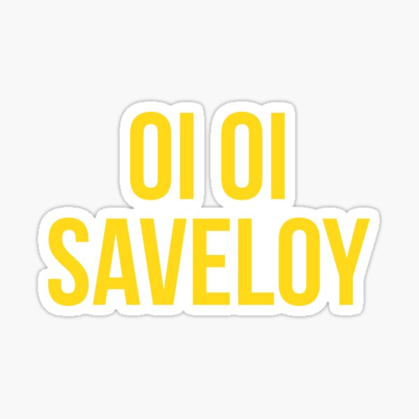 "Oi Oi Saveloy!" Sticker for Sale by art-fox | Redbubble