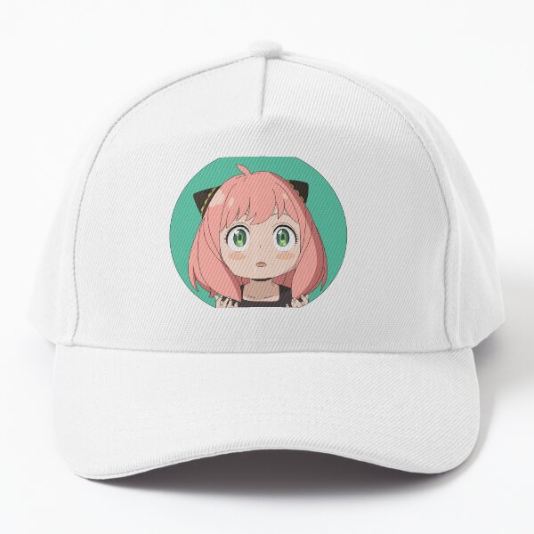"Anya Forger surprised face" Cap for Sale by lizstudies | Redbubble