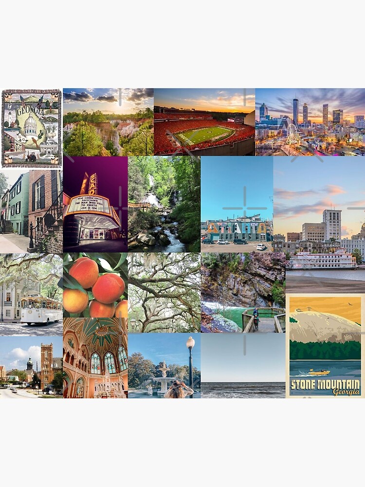 "georgia aesthetic collage" Poster for Sale by morgananjos | Redbubble