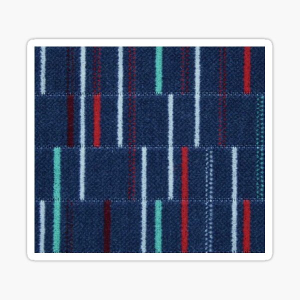 "TFL London Transport moquette Bus Tube Train Underground " Sticker for ...