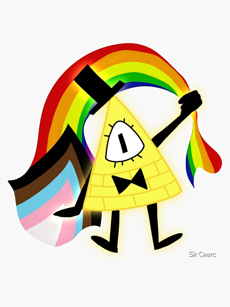 "Bill Cypher Pride" Sticker for Sale by ArsonShack | Redbubble