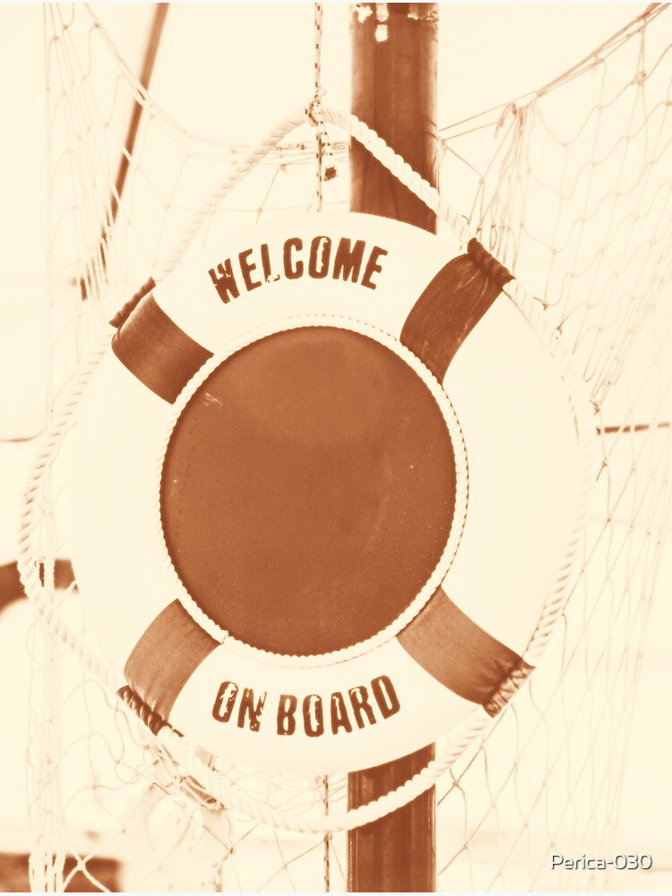 "Welcome on board" Sticker for Sale by Perica-030 | Redbubble