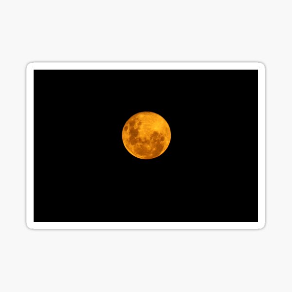 "Full Moon" Sticker by rom01 | Redbubble