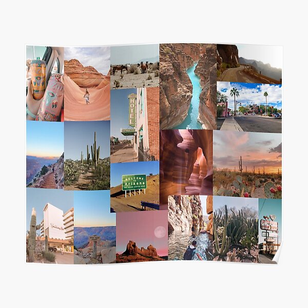 "arizona aesthetic collage" Poster for Sale by morgananjos | Redbubble