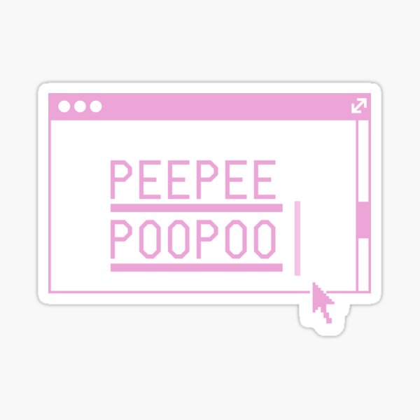 "Peepeepoopoo coding error message " Sticker for Sale by KoopTroop ...