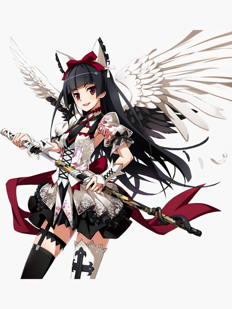 "Rory Mercury Waifu - GATE Anime Sticker" Sticker for Sale by ...