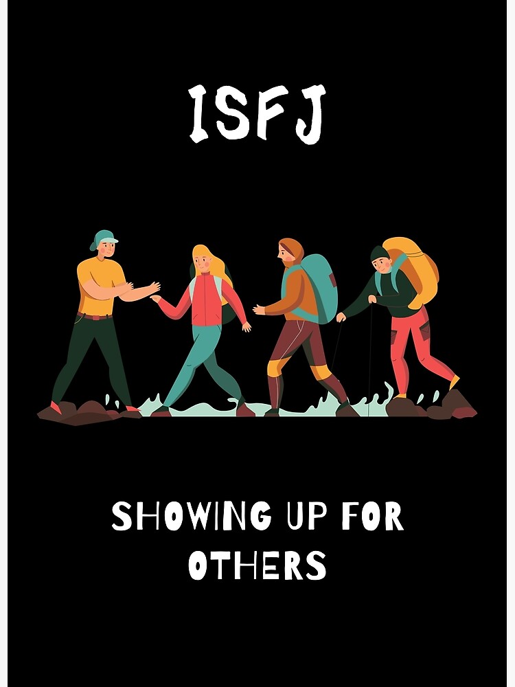 "ISFJ Life Motto" Poster for Sale by MaryanaKoval | Redbubble