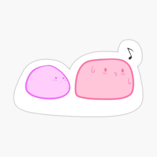 "Cute Suspicious Blob Sticker" Sticker for Sale by Y-F-G | Redbubble