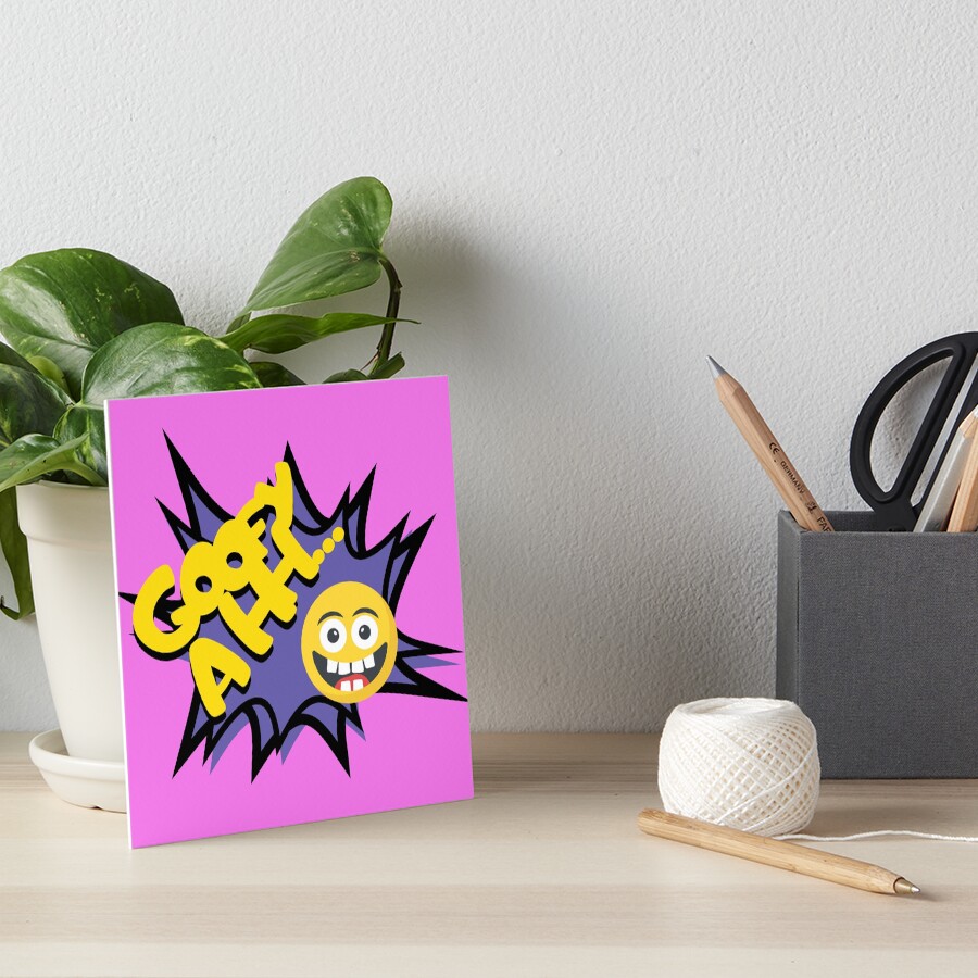 "Goofy Ahh... with explosion" Art Board Print for Sale by KoopTroop ...