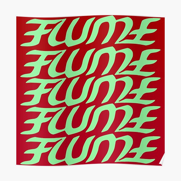"Hi This Is Flume Logo Multi-Coloured 10" Poster for Sale by ...