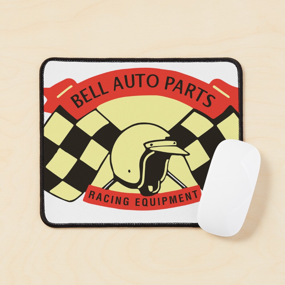 "1950s Bell Speed Shop" Sticker for Sale by Coupecustoms | Redbubble