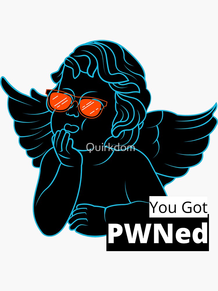 "You Got PWNed (Black) - Sassy Cherub, Greek Statue, Mischievous Cupid ...