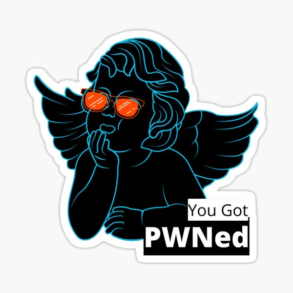 "You Got PWNed (Black) - Sassy Cherub, Greek Statue, Mischievous Cupid ...