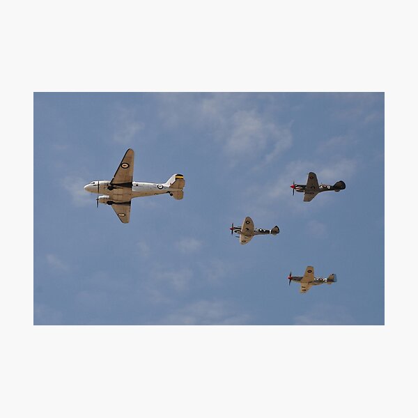 "WW2 Formation Flypast, Point Cook Airshow, Australia 2014 ...