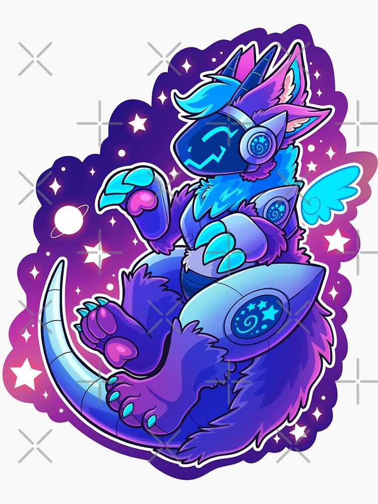"Galaxy Proto" Sticker for Sale by MillyD13 | Redbubble