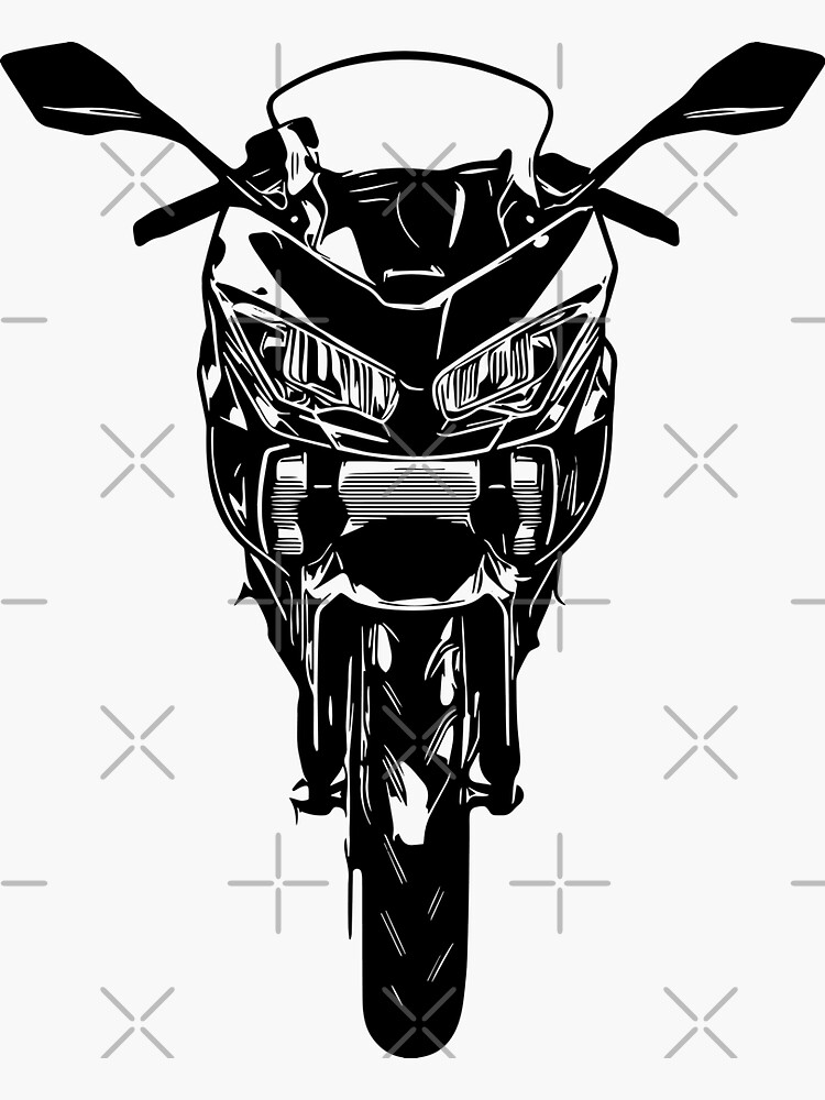 "Motorcycle Ninja 400 2018 Motorbike Art" Sticker for Sale by ThugRace ...