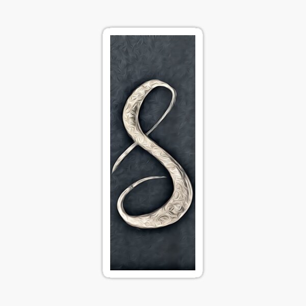 "S letter for deisng" Sticker for Sale by FilipDesings | Redbubble