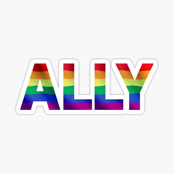 "Ally" Sticker for Sale by UrbnImagination | Redbubble